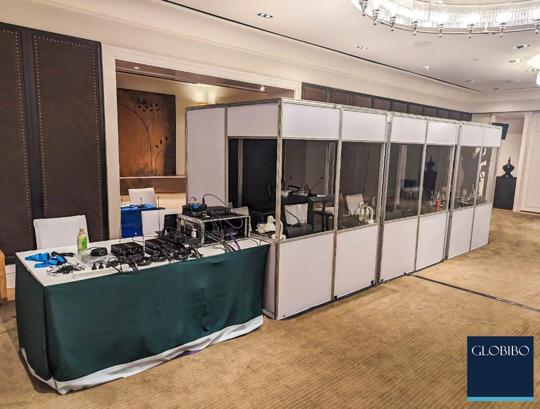 Interpretation Booths - Globibo Conference Interpretation